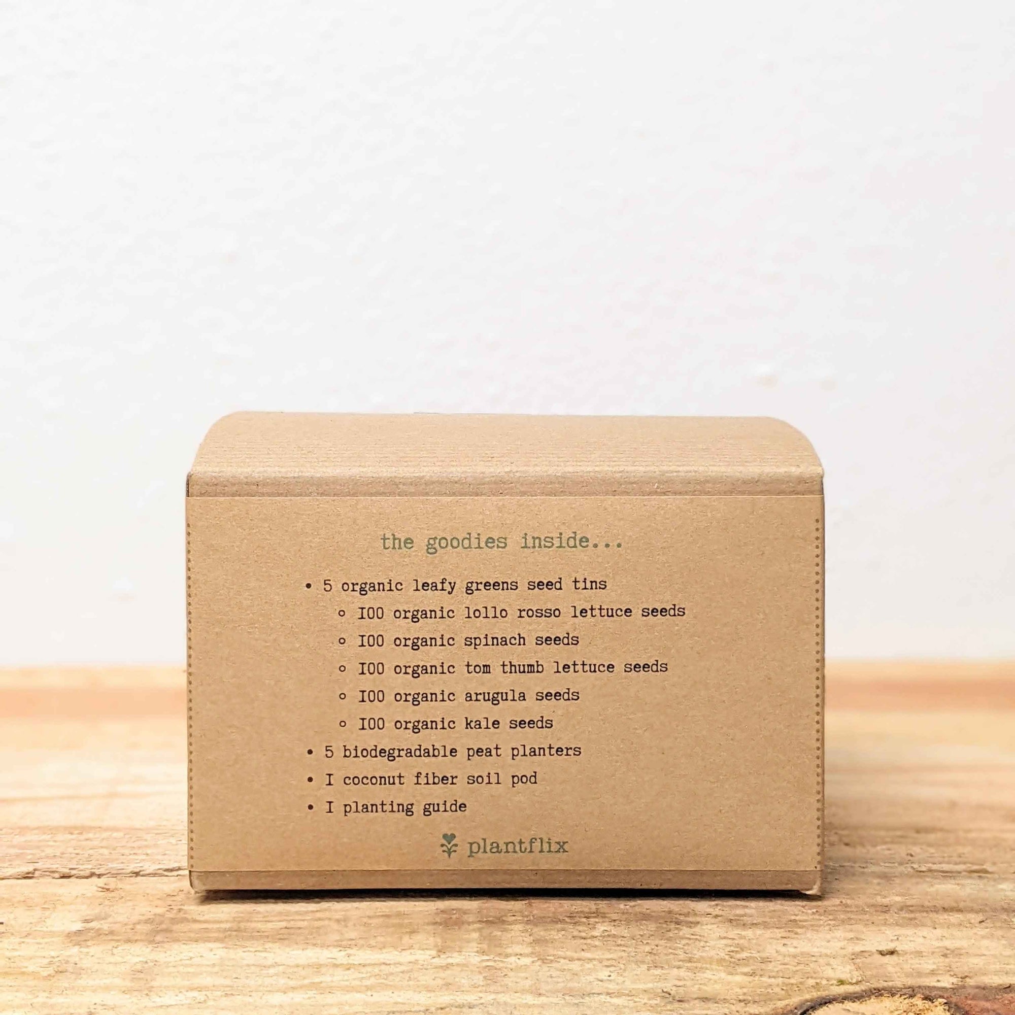 "Grow a Veggie Garden" Leafy Greens Seed Kit – Plantflix